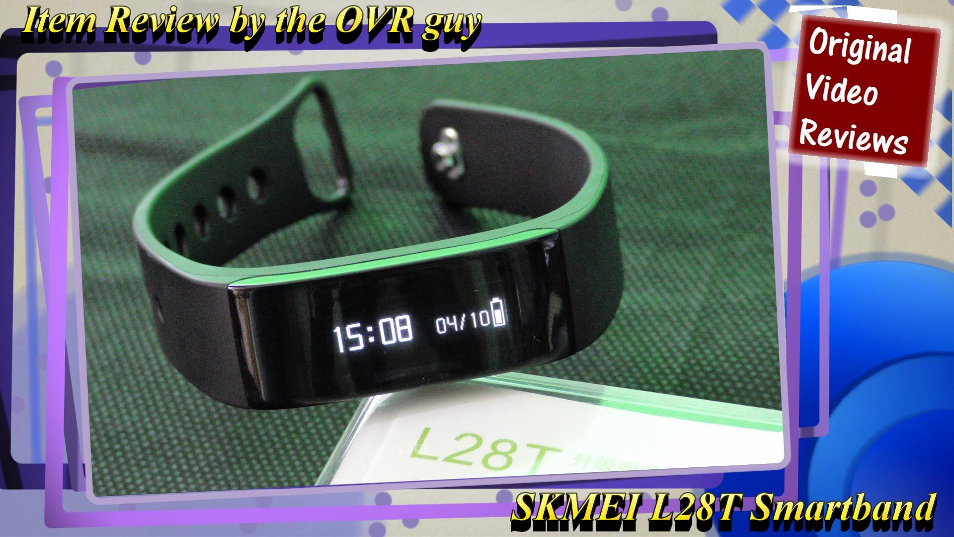 SKMEI L28T Smartband Review | Original Video Reviews